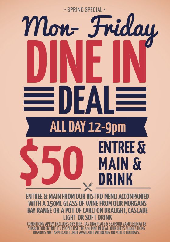 Dinner_Deals_a5_portrait - Kirks Hotel